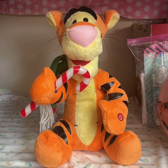 Disney | Toys | Gemmy Disney Christmas Interactive Tigger Plush | Poshmark